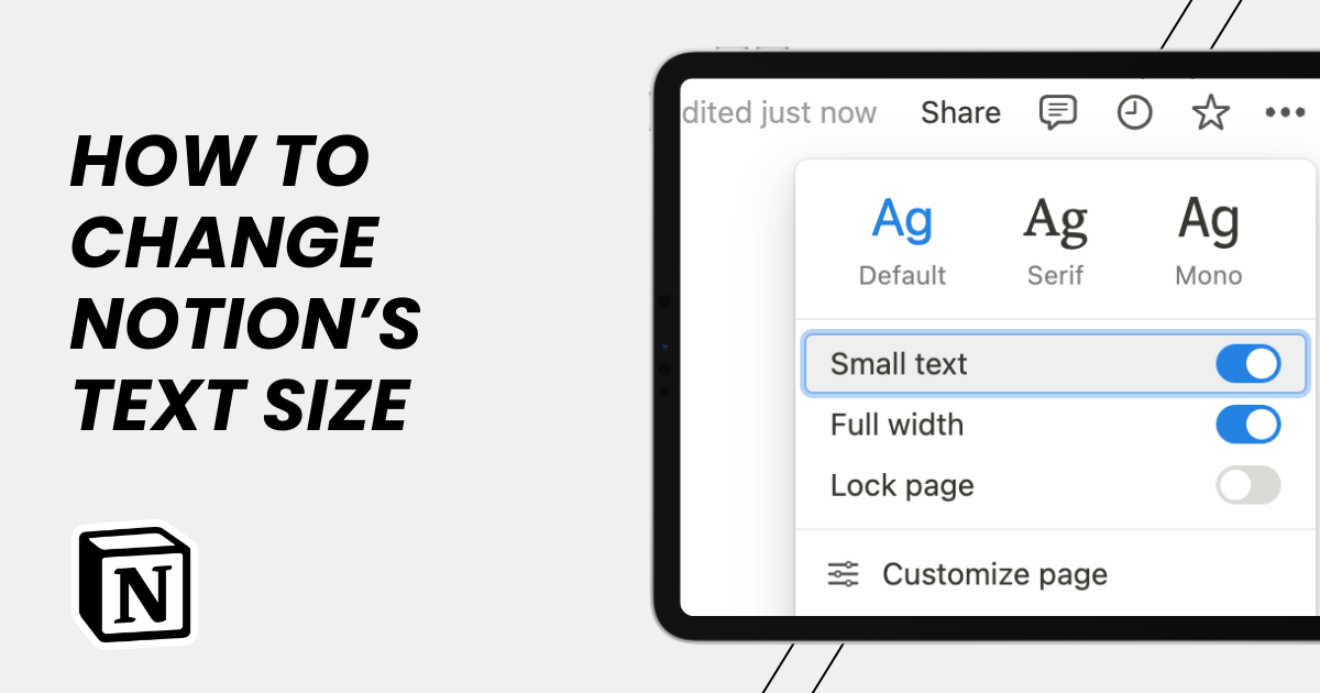 Notion Change Font Size | Increase & Decrease [2024]